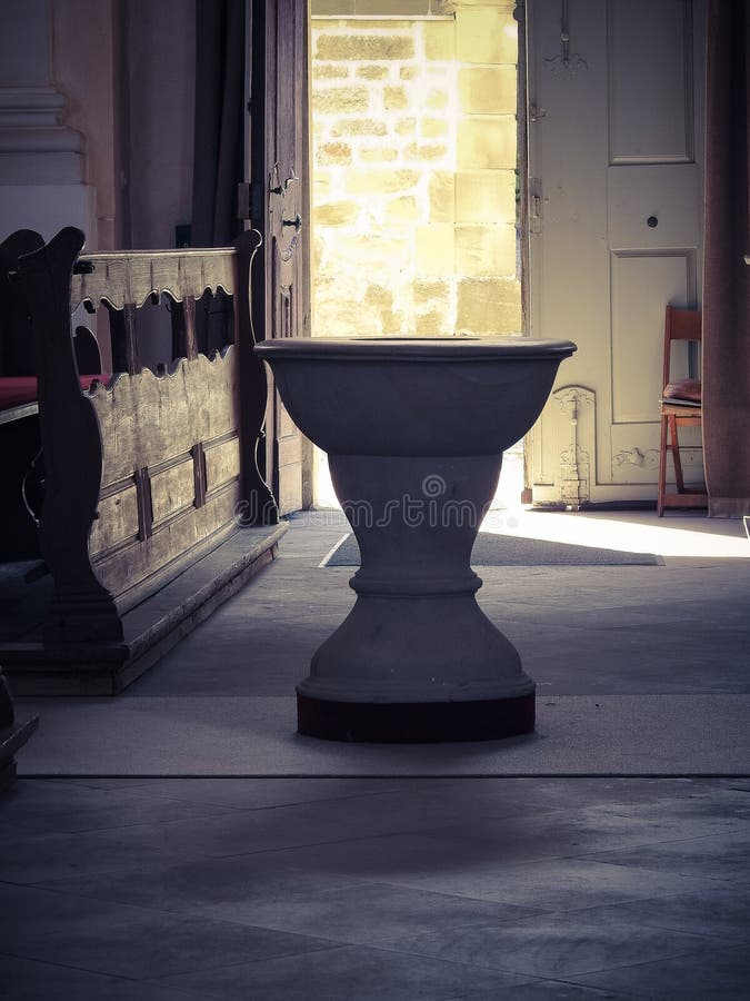 Church font interior stock image. Image of christianity - 123624203