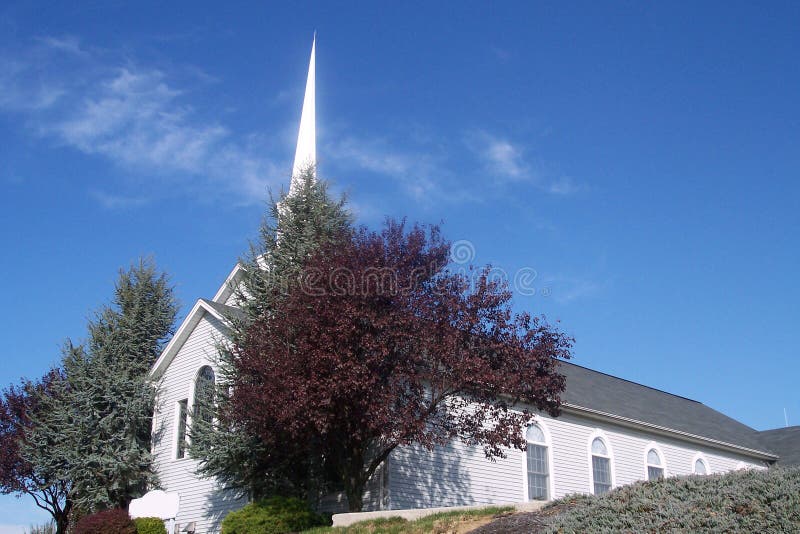Church Front, angled stock image. Image of church, prayer - 821169
