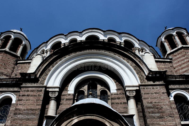 Church Front View stock image. Image of chruch, windows - 29146785