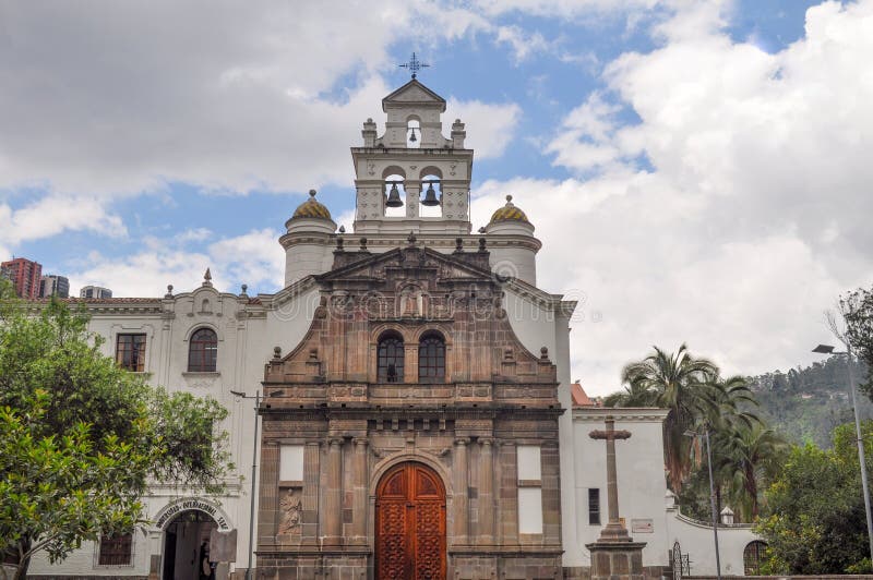 Church of Guapulo Neighborhood in Quito Editorial Stock Photo - Image ...