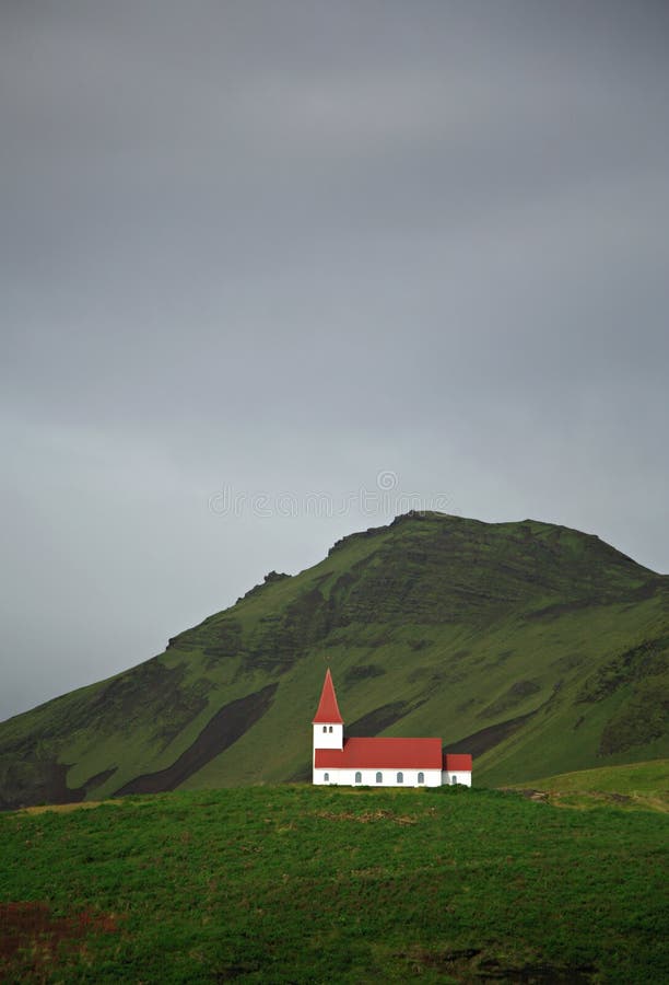 Old church on the hill stock image. Image of christian - 52550621
