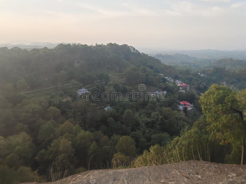 Church hill view stock image. Image of ridge, himachal - 277204325