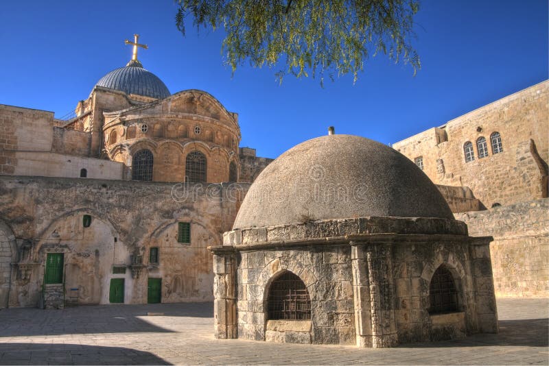Interior Panorama of Church of the Holy Sepulchre in Jerusalem ...