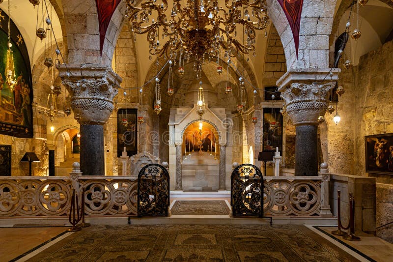 Church of the Holy Sepulchre. Inside. Jerusalem Editorial Photography ...