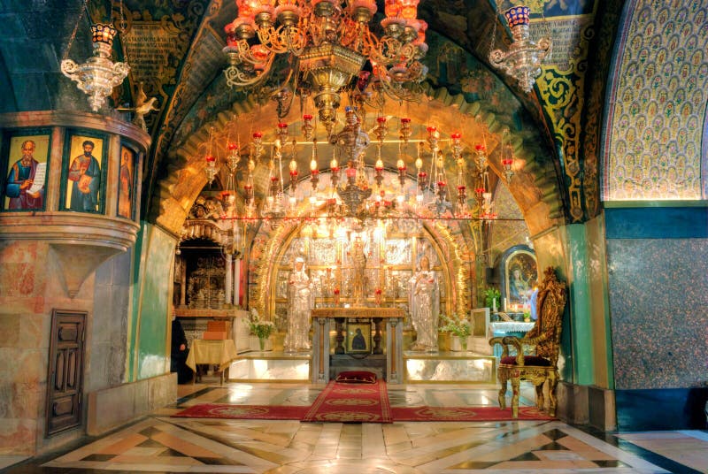 Icons Church Holy Sepulchre Jerusalem Stock Photos - Free & Royalty ...