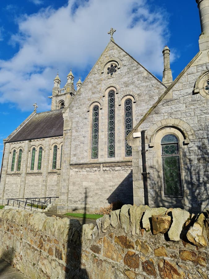 Church in Howth Ireland editorial photo. Image of ruins - 217532526