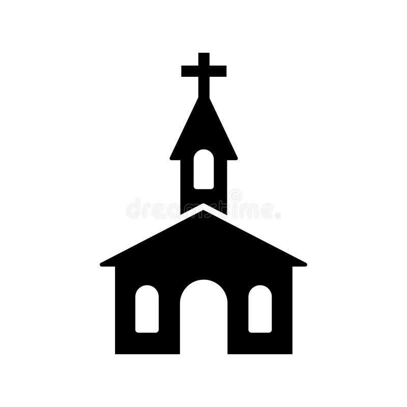 Church Icon Vector Design Template Basic RGB Stock Vector ...