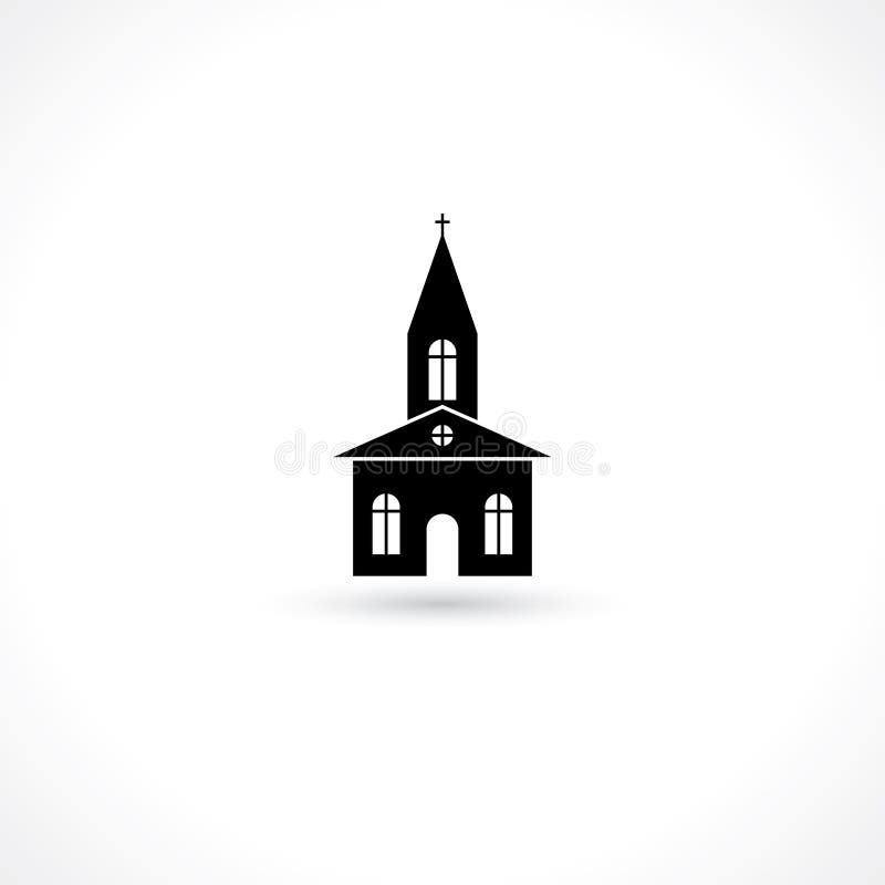 Little County Christian Church Stock Vector - Illustration of church ...