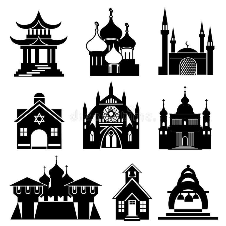 Church Steeple Outline Stock Illustrations – 968 Church Steeple Outline ...