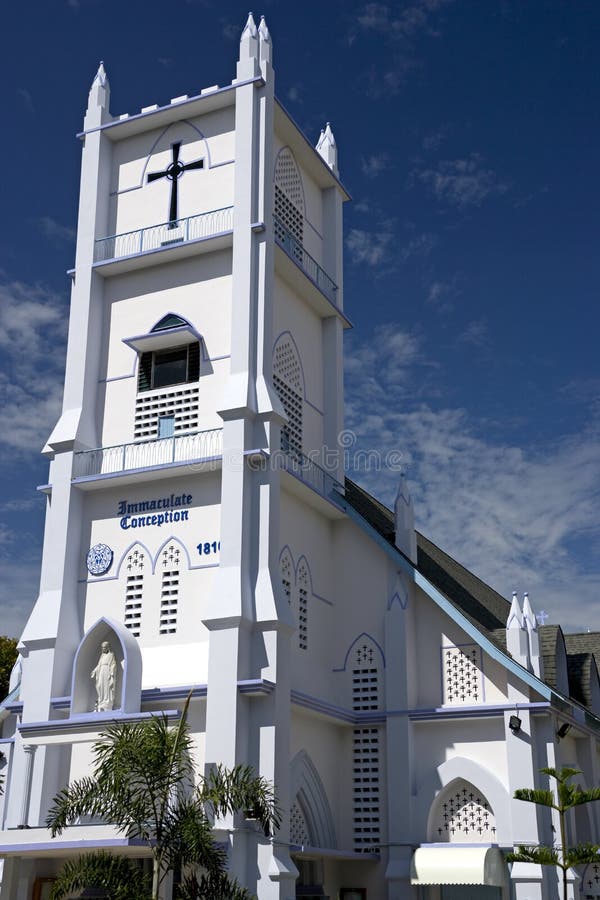 Church of Immaculate Conception Stock Image - Image of buildings ...
