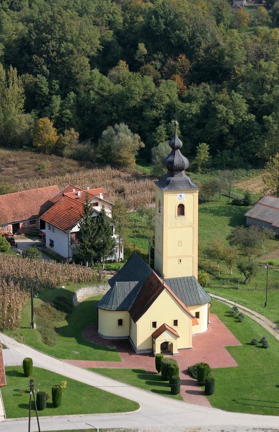 Church of the Immaculate Conception in Mace, Croatia Stock Image ...