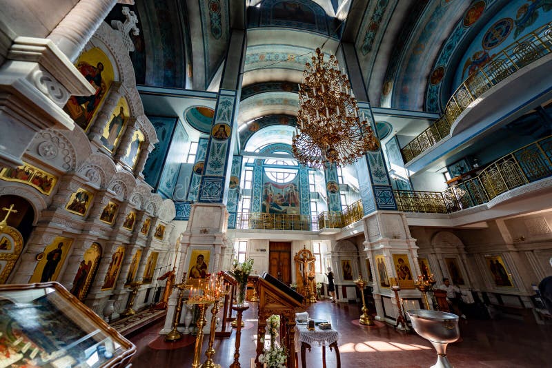 Church Inside is Empty during. Rituals and Faith Stock Image - Image of ...