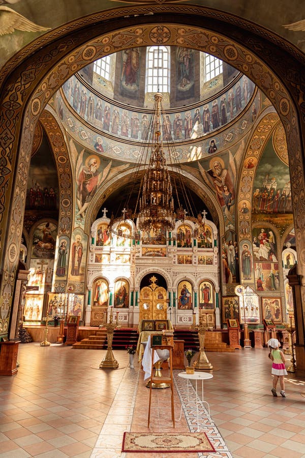 The Church Inside is Empty during the Baptisms. Editorial Photo - Image ...