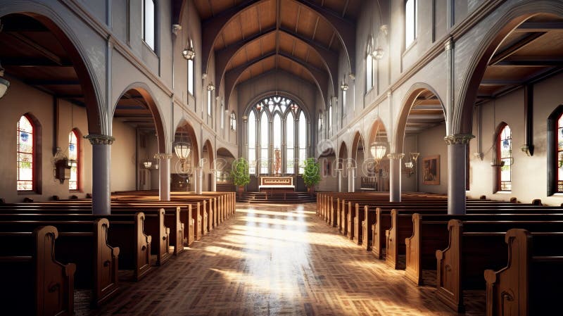 Empty Cathedral Hall Stock Illustrations – 238 Empty Cathedral Hall ...
