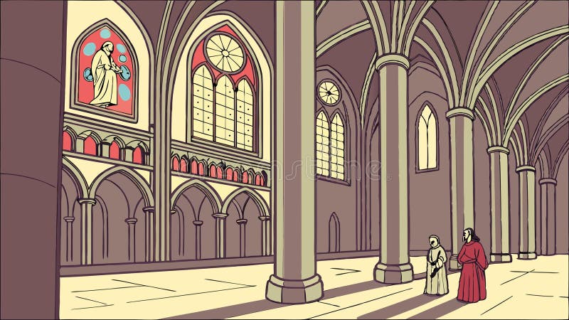 Church Interior Gothic Arches, Cathedral Art, Religious Space, Arched ...