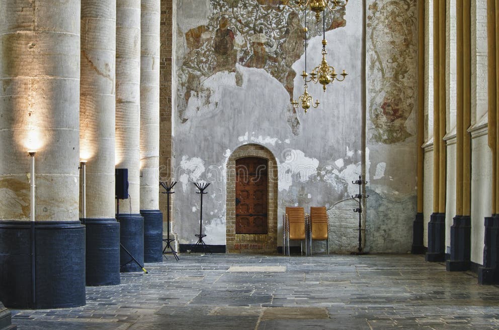 Church interior editorial stock image. Image of column - 32314909