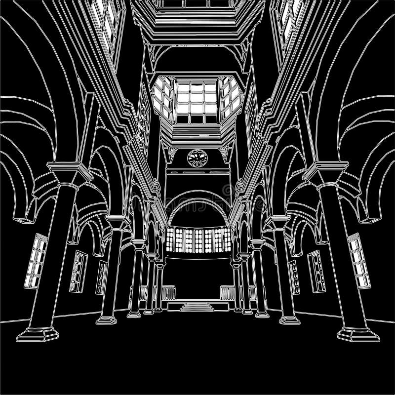 Church Interior Vector Stock Illustrations – 2,497 Church Interior ...