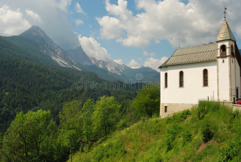 Church In The Italian Alps No.1 Picture. Image: 4140985