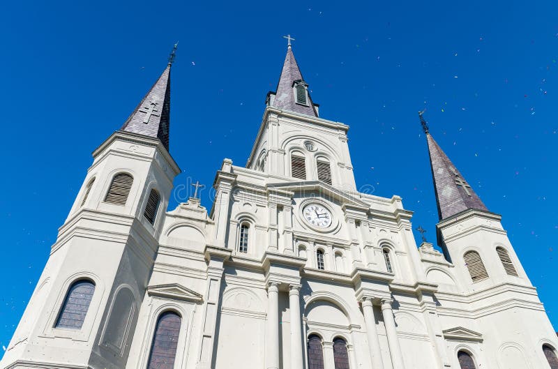 Church Jackson Square New Orleans Stock Photo - Image of travel ...