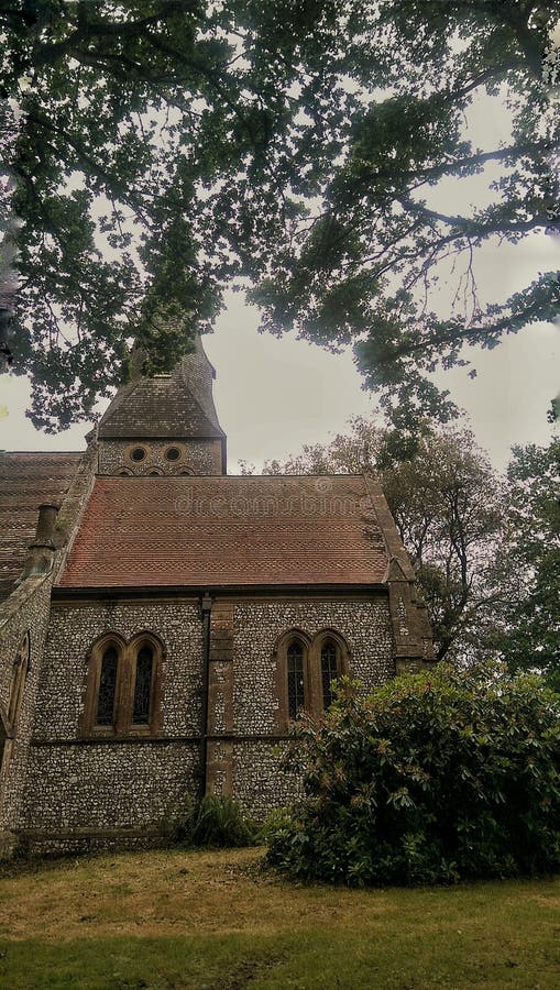 Church stock image. Image of rural, church, chapel, kingsclere - 55678155