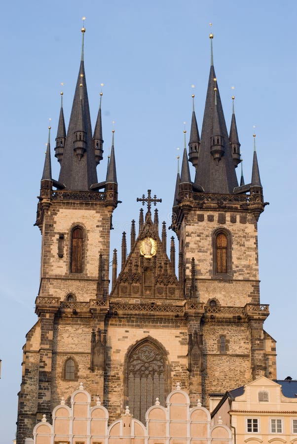 Church of Lady before Tyn, Prague Stock Photo - Image of church, chapel ...