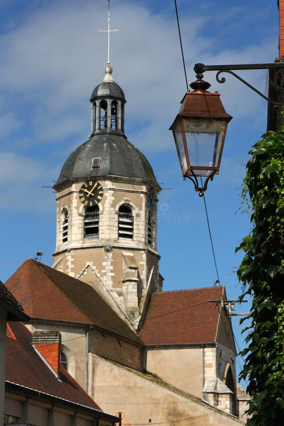 Church and lamp stock image. Image of clock, lamp, street - 14858497