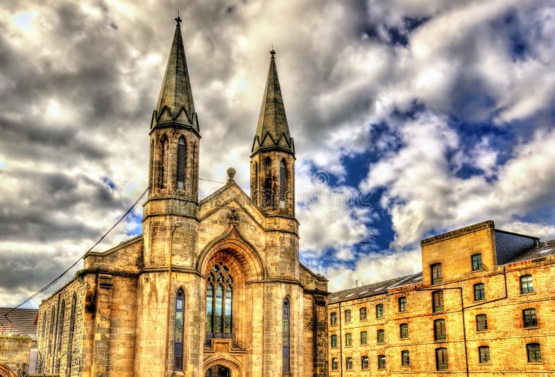A Church in Leith District of Edinburgh Stock Image - Image of ...