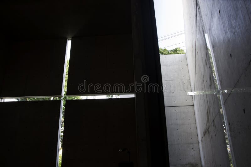 Church with Light, Osaka, Japan Stock Image - Image of interior, faith ...