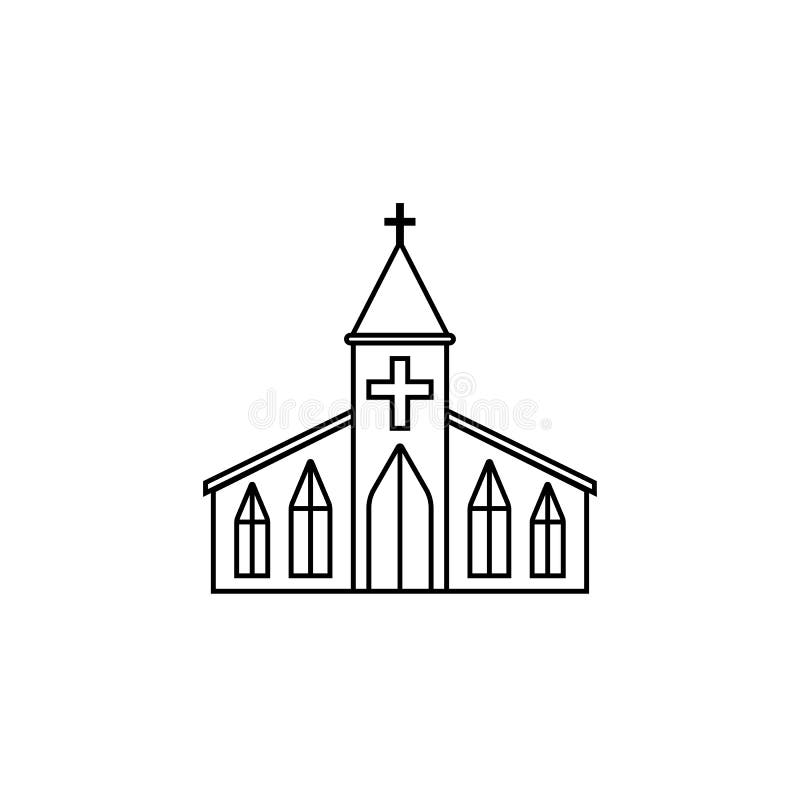 Church Line Art