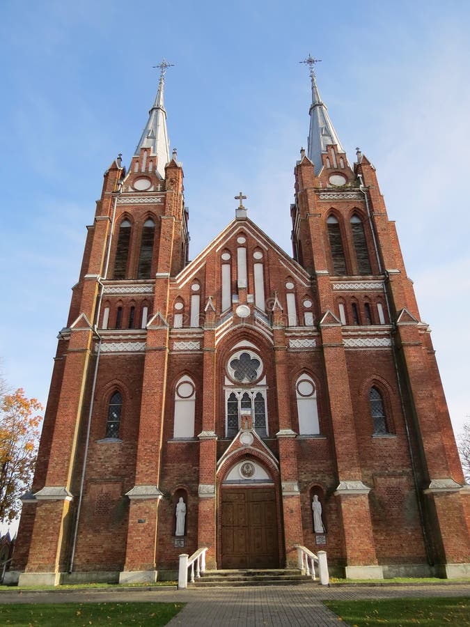 Church in Lithuania stock image. Image of high, church - 27239365