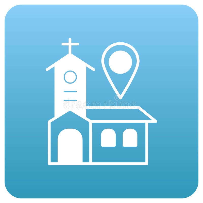 Church Location Which Can Easily Edit or Modify Stock Vector ...