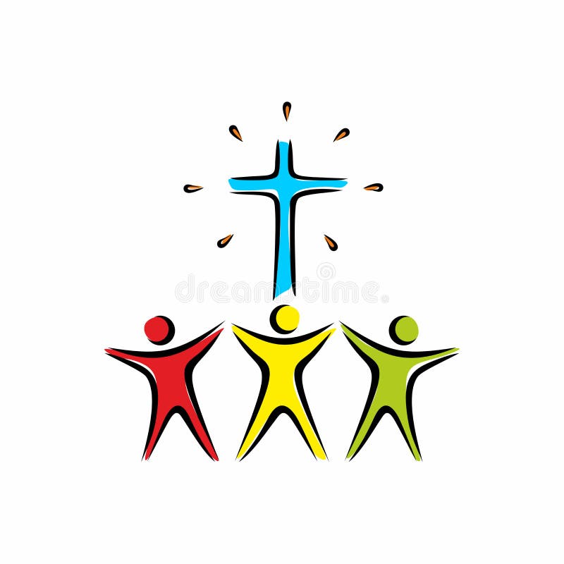 Church Logo. Loving God. Unity in Christ Stock Vector - Illustration of ... Church Logo. Loving God. Unity in Christ Stock Vector - Illustration of ...