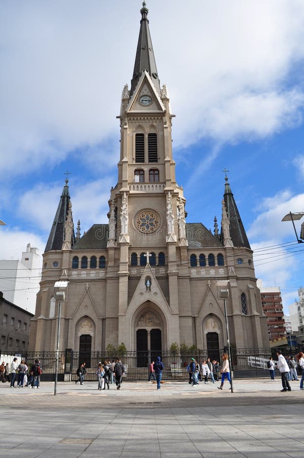 Church of Lujan editorial stock photo. Image of lujan - 44868378