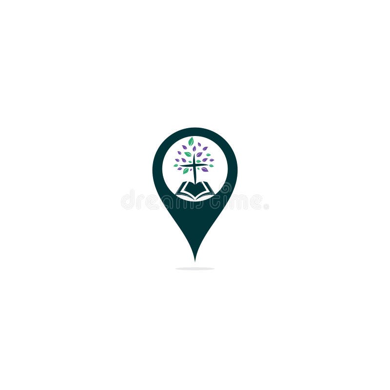 Church and Map Pointer Logo Design. Stock Vector - Illustration of ... Church and Map Pointer Logo Design. Stock Vector - Illustration of ...