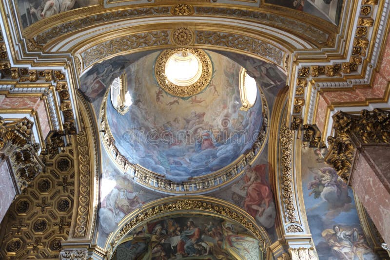 The Church of Mary Magdalene in Rome Editorial Stock Photo - Image of ...