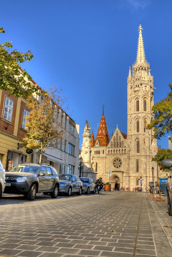 Church of Mathias Rex in Budapest Editorial Image - Image of castle ...