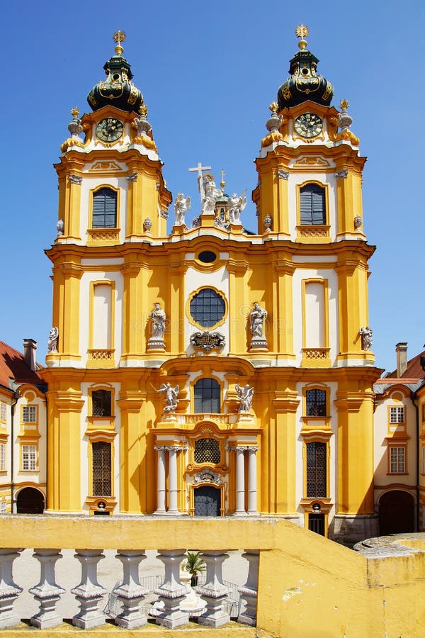 Church in Melk Abbey stock image. Image of pilgrimage - 25817293