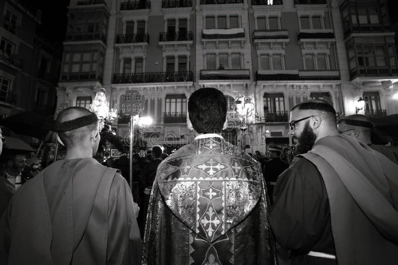 Church men editorial image. Image of priest, back, horizontal - 27268335