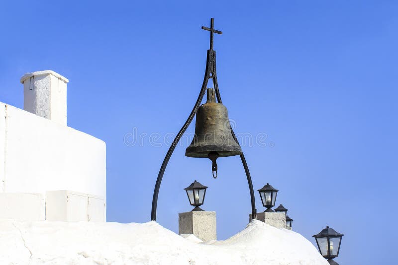 Church Bell in Greece, Rhodes. Stock Photo - Image of temple, outdoor ...