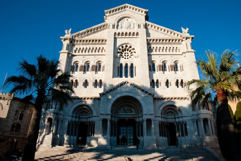 Church in Monaco. stock image. Image of travel, exterior - 199391471