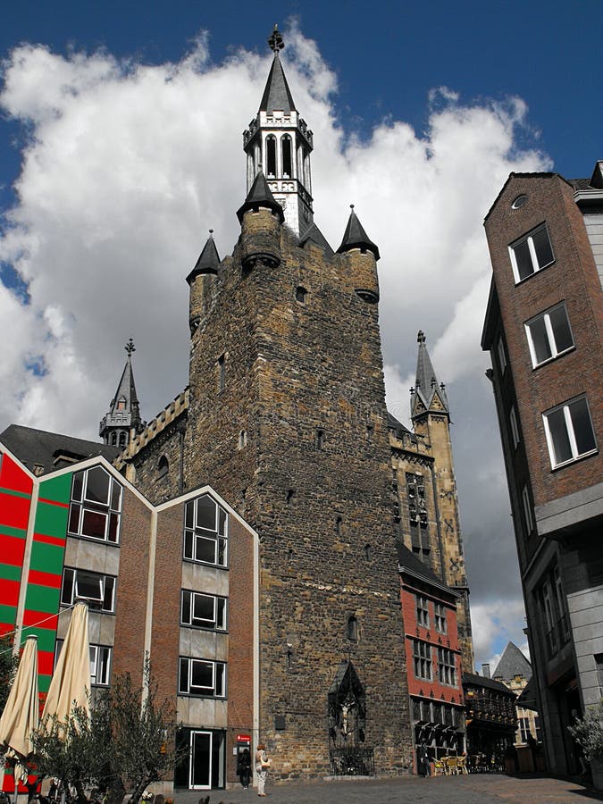 Church at Monchau, Germany stock image. Image of monchau - 115574277