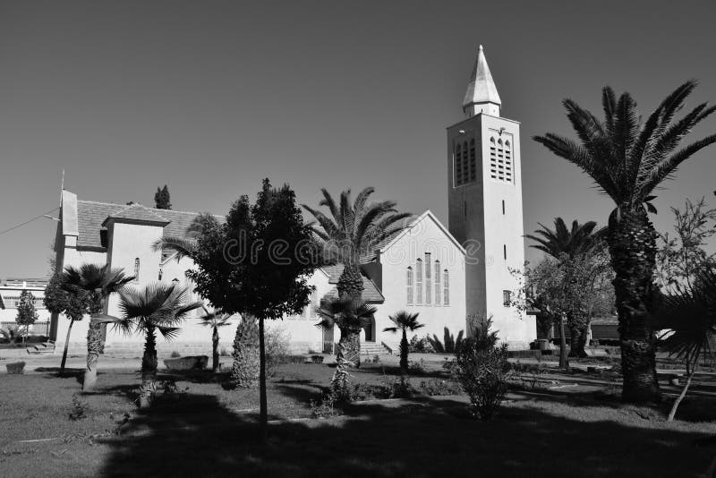 Church in Morocco stock photo. Image of white, church - 264916286