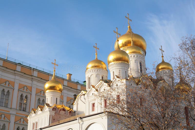 Moscow Kremlin stock image. Image of gold, onion, fioravanti - 536209