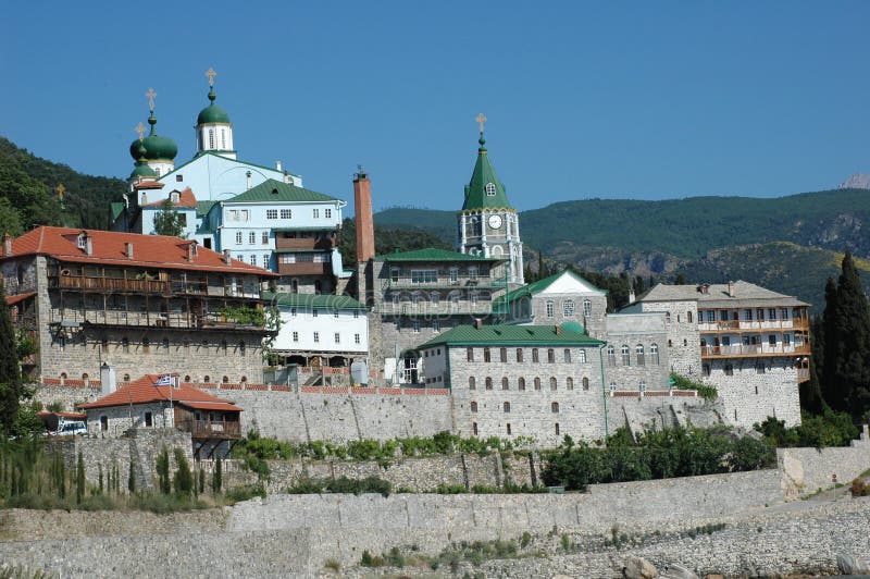 Church on Mount athos stock photo. Image of culture, greece - 58753154