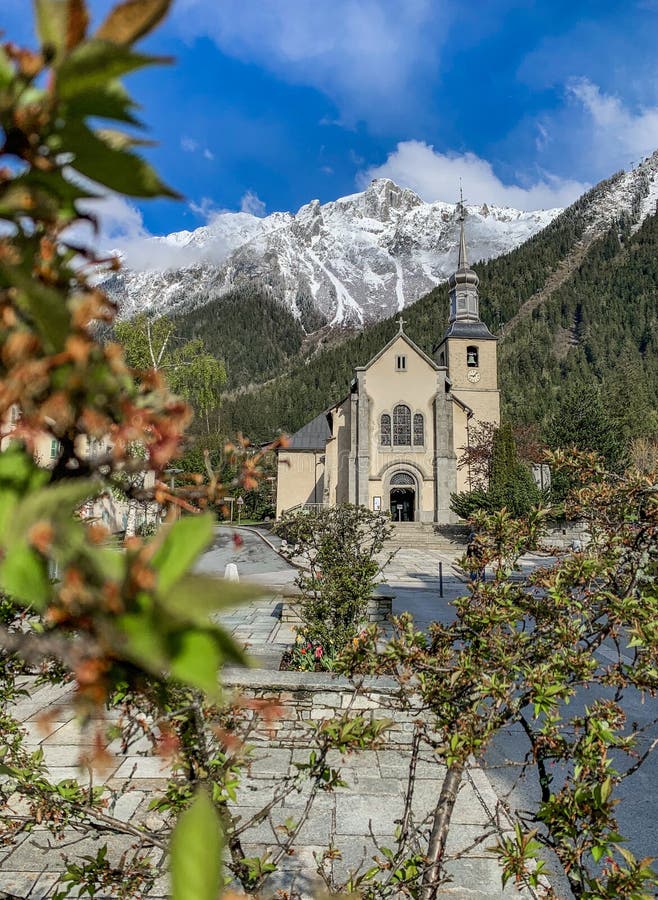 Church stock image. Image of church, mountain, nature - 235832745