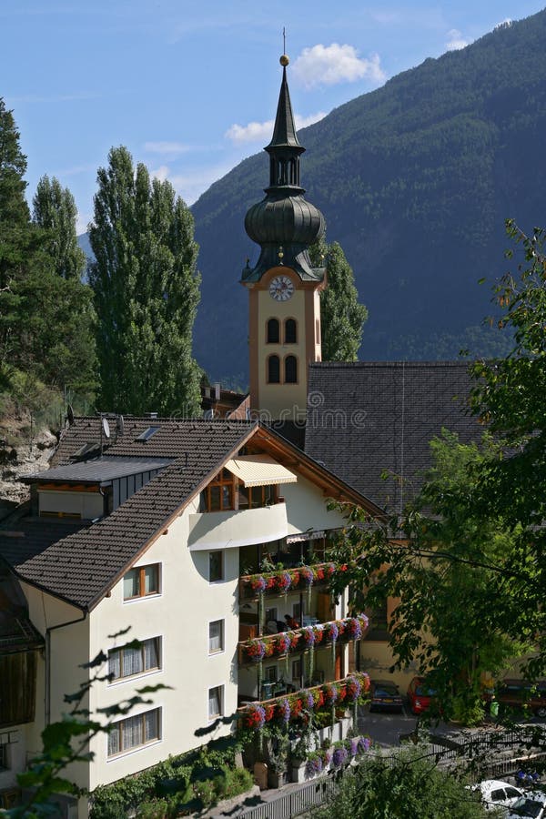 Church in mountains stock photo. Image of europe, house - 3179612