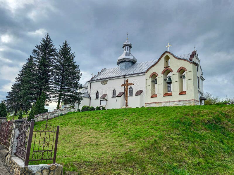 Church of the Nativity of the Virgin Mary, Davydiv Stock Photo - Image of travel, scenery: 316477892