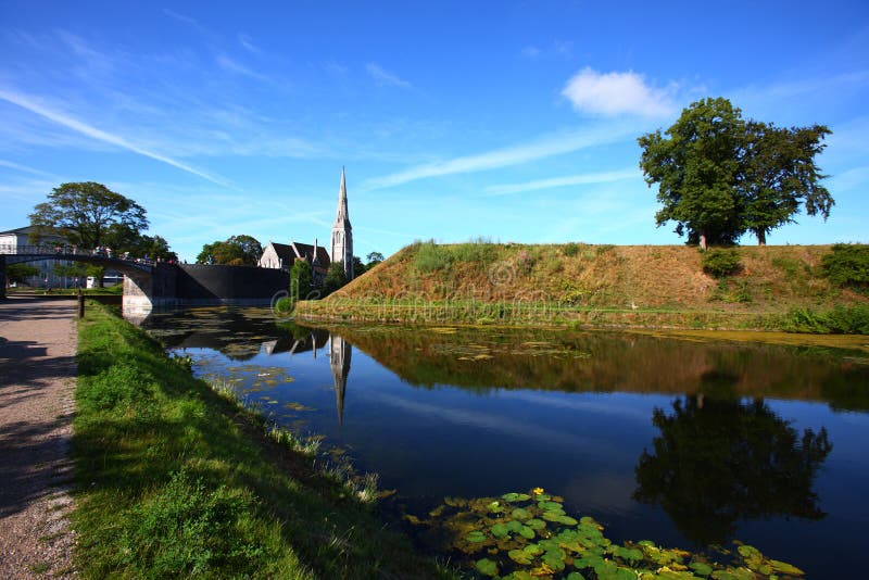 River in copenhagen stock image. Image of scenery, cloud - 30006639