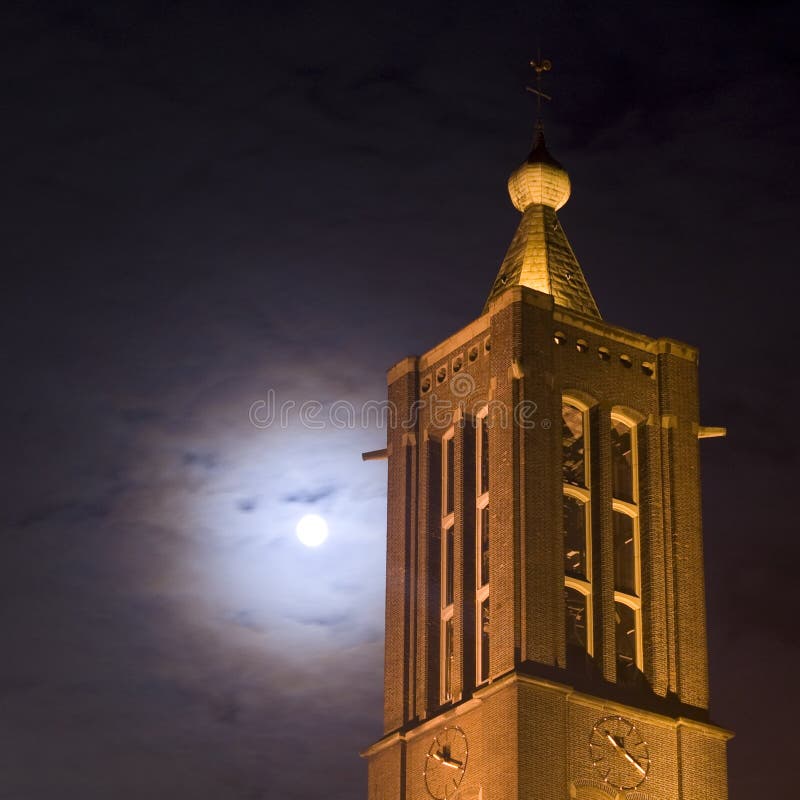 Church by night stock photo. Image of pope, church, martinus - 6598762