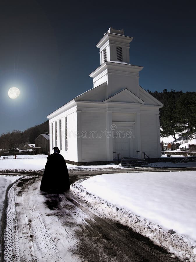 Country church stock image. Image of foliage, christian - 20305259